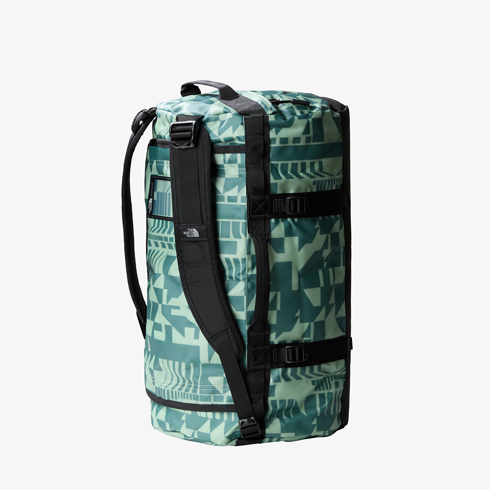 The North Face Base Camp Duffel - S Misty Sage Irregular Geometry Print ...