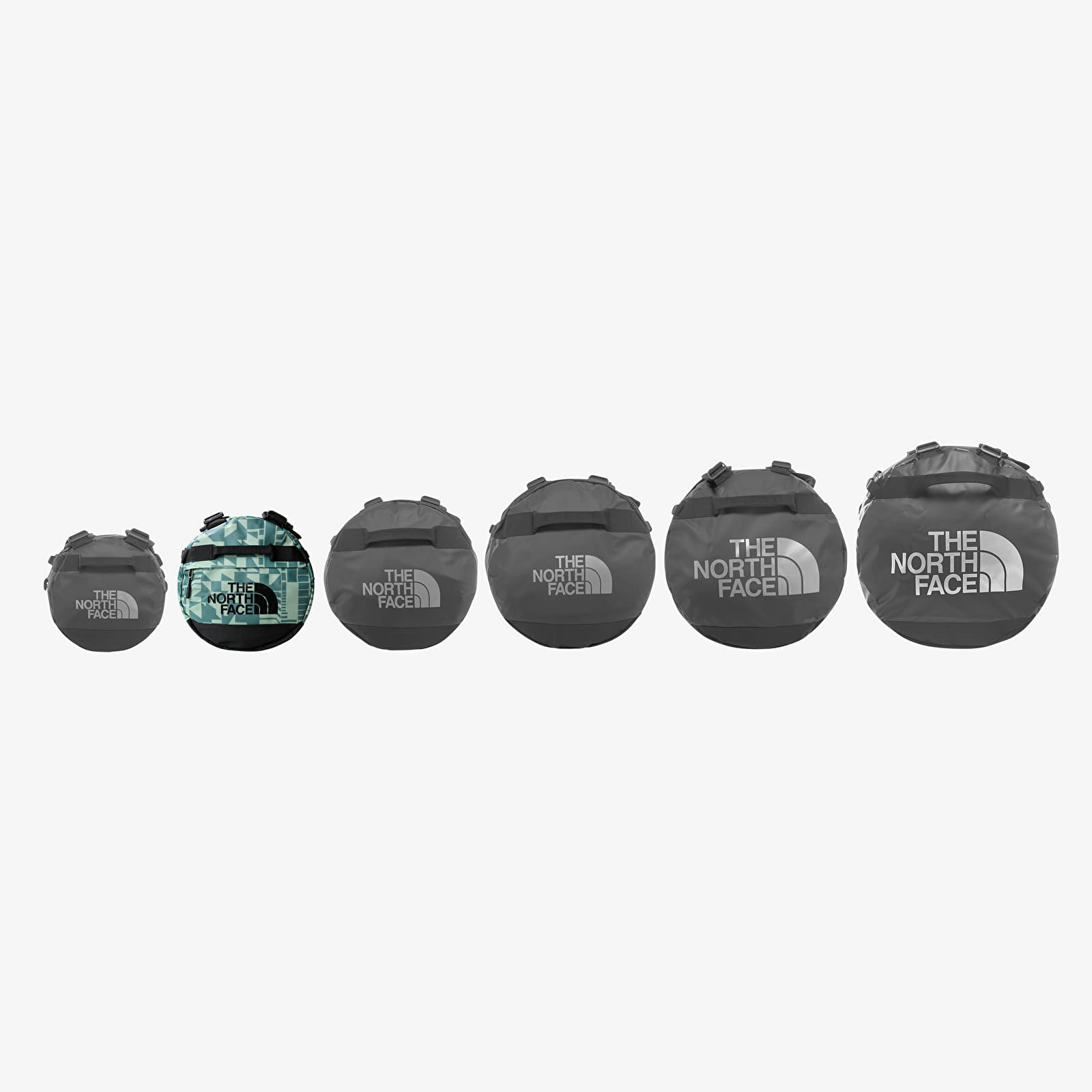 Duffle bag The North Face Base Camp Duffel - S Misty Sage Irregular ...