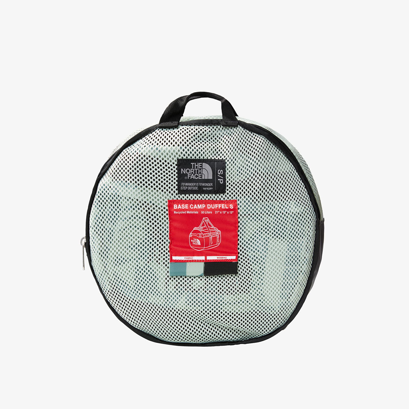 Duffle bag The North Face Base Camp Duffel - S Misty Sage Irregular ...