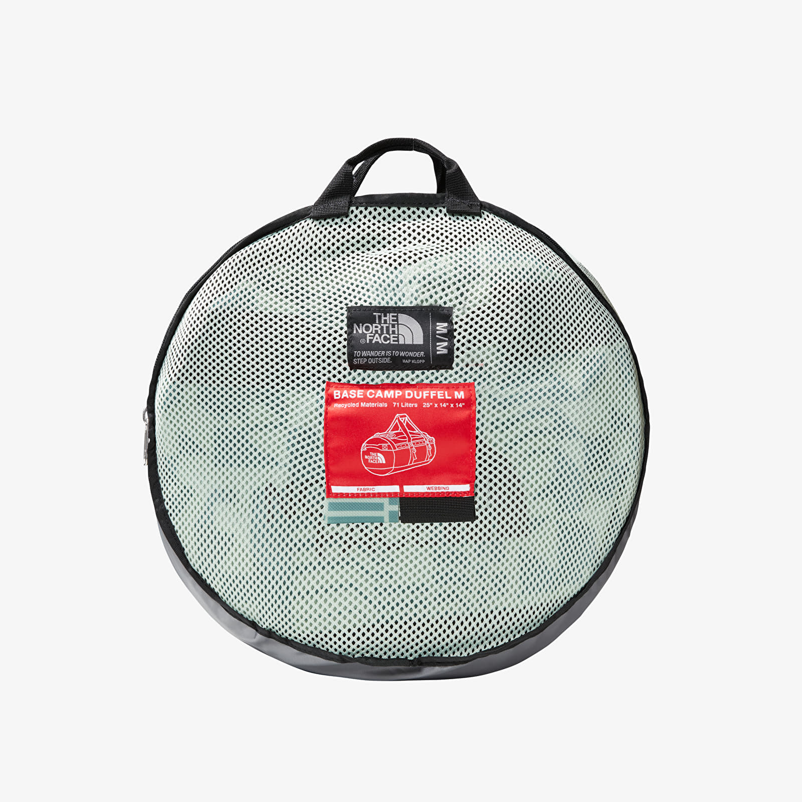 Duffle bag The North Face Base Camp Duffel - M Misty Sage Irregular ...