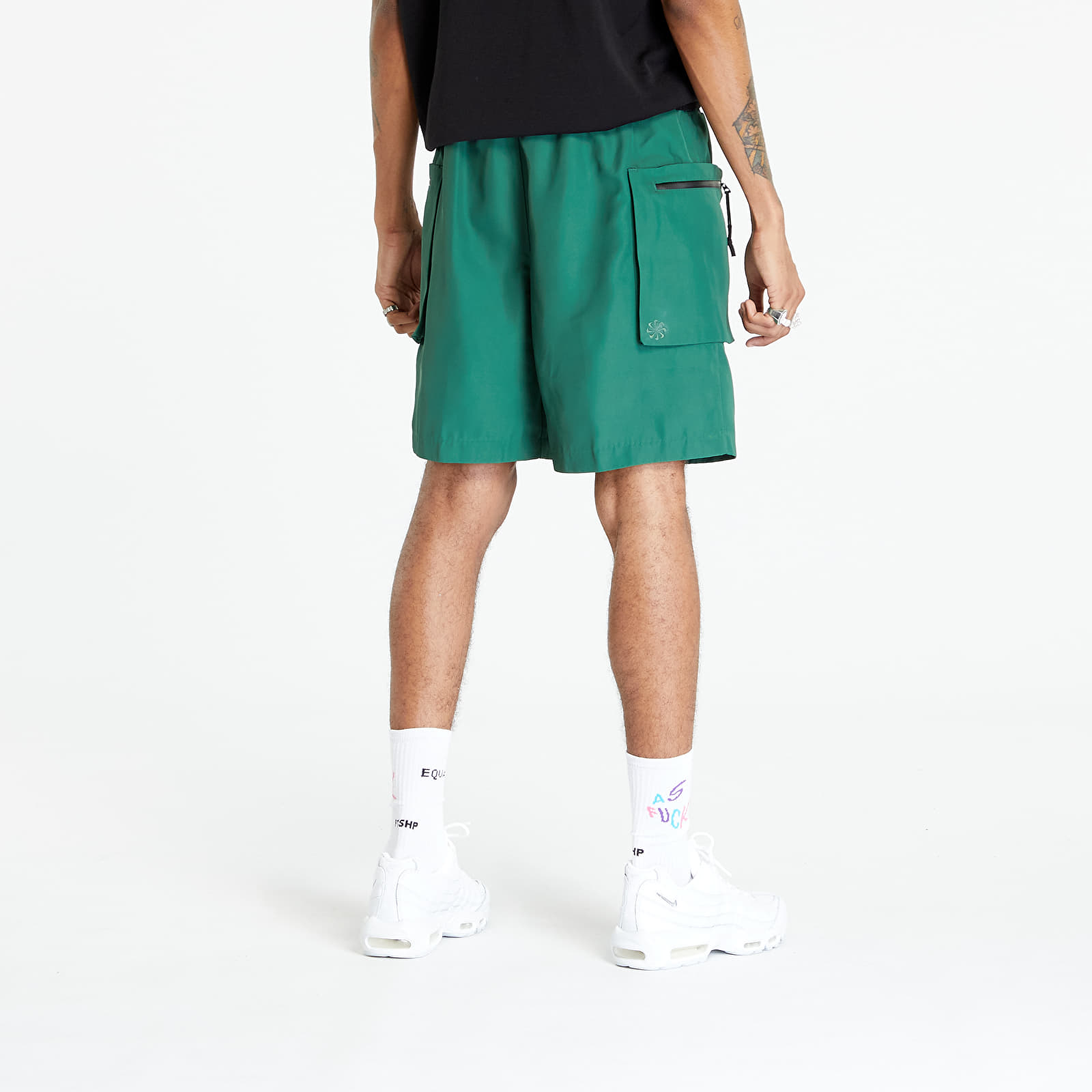 Shorts Nike Sportswear Tech Pack Men's Woven Utility Shorts Fir/ Black ...