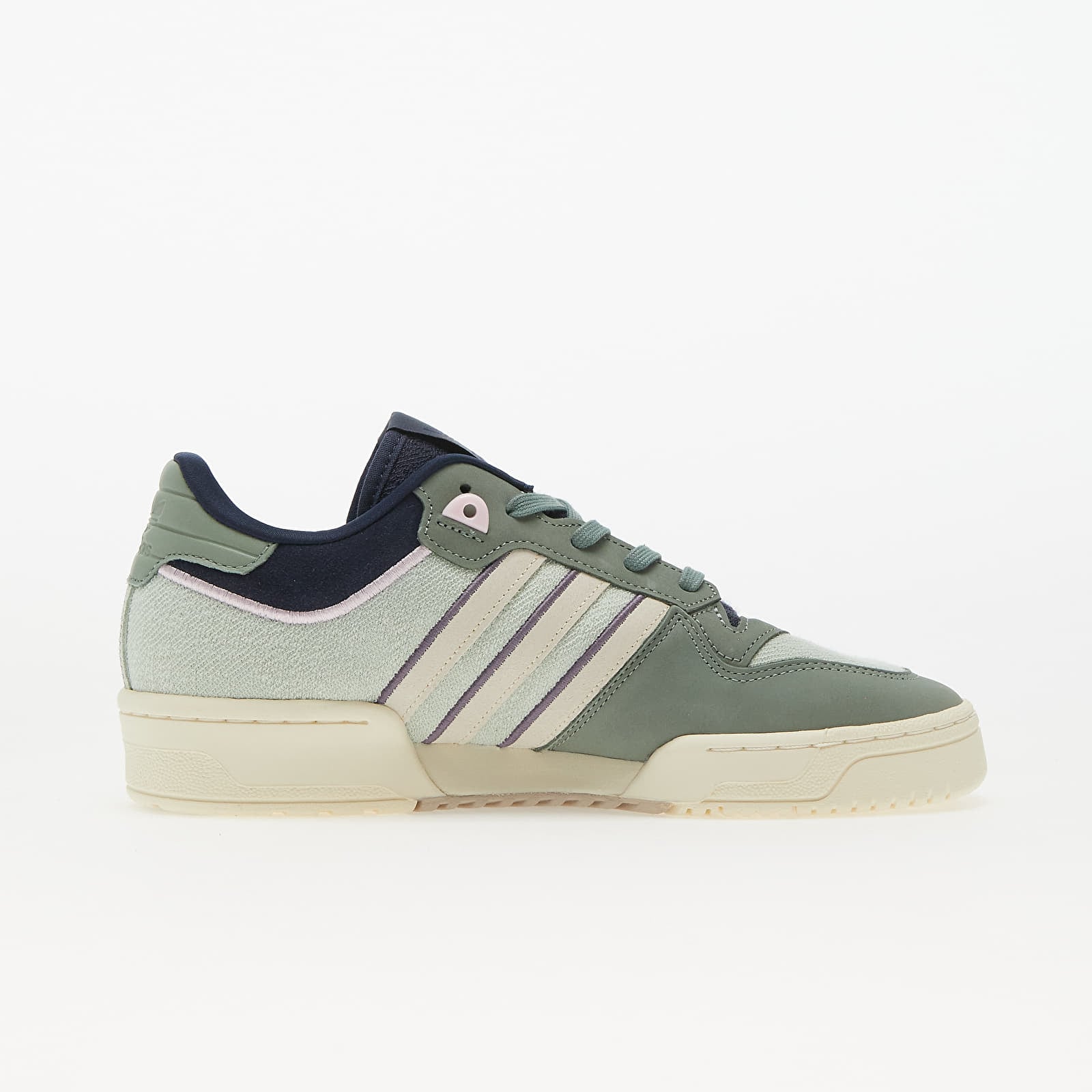 Herenschoenen adidas Rivalry Low 86 Linen Green/ Core White/ Silver ...