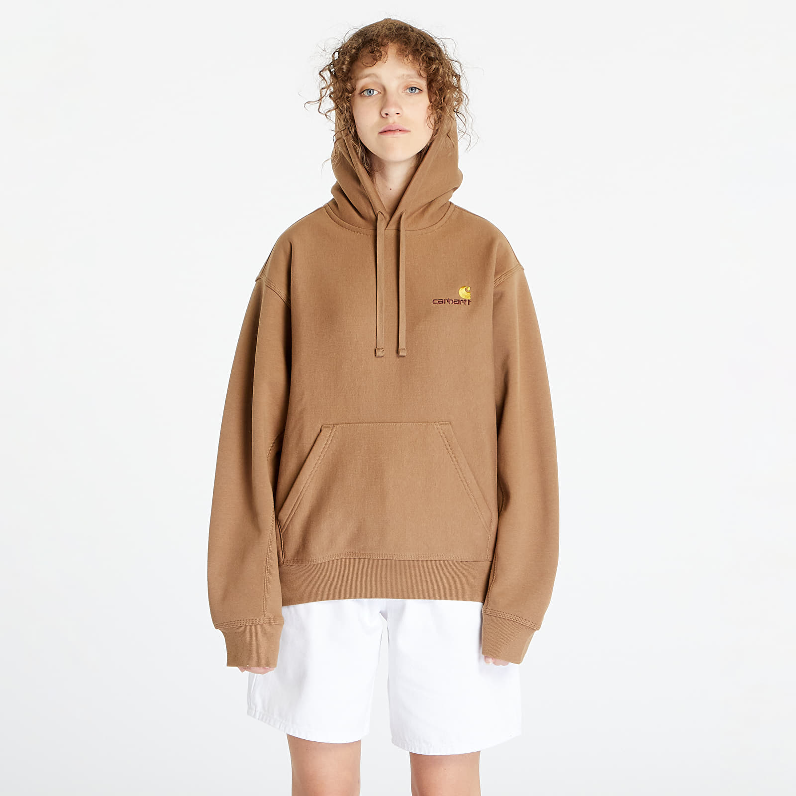 Carhartt WIP Hooded American Script Sweat Buffalo | Footshop