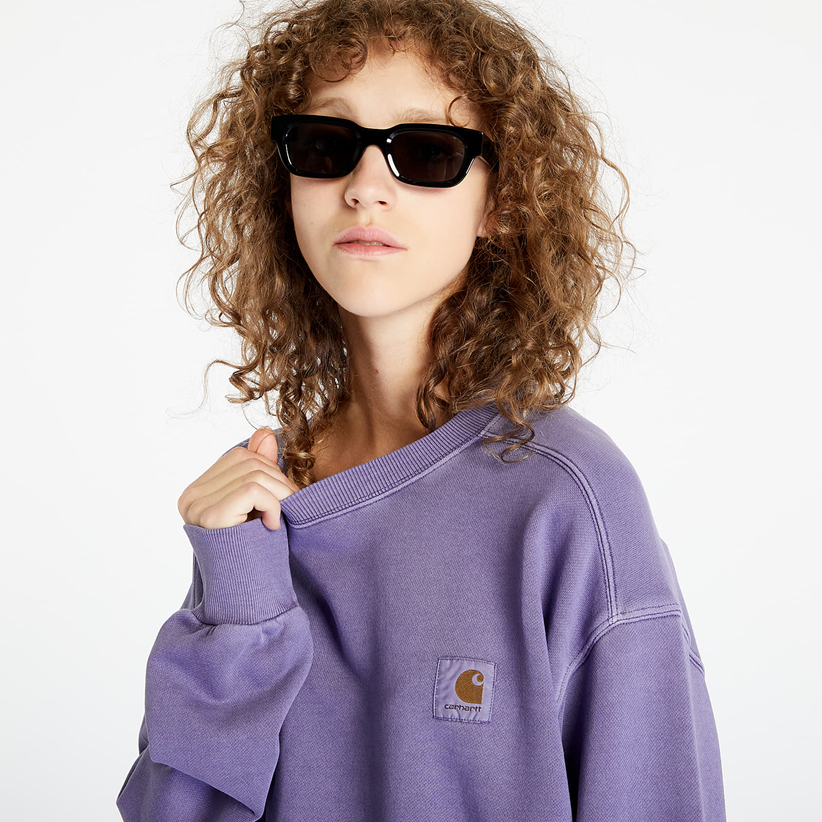 Hanorace Carhartt WIP Nelson Sweat Arrenga Garment Dyed (I029957.1D3GD ...