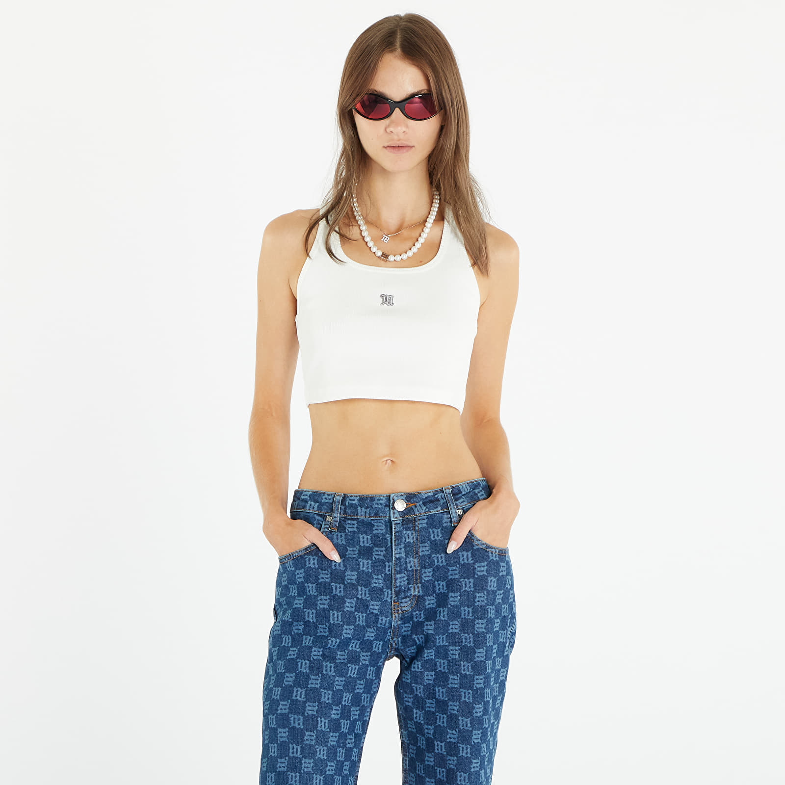 Tops MISBHV Cropped M Tank Top White | Footshop
