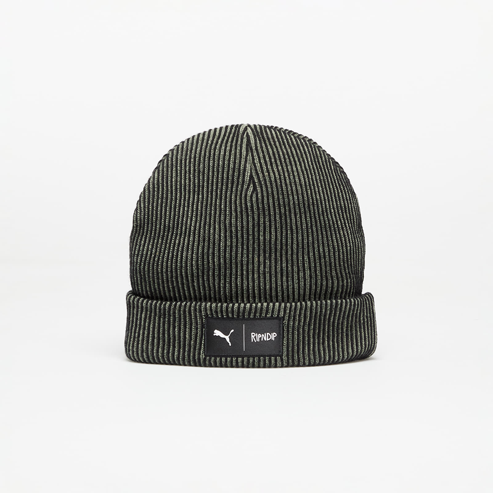 Hats Puma x RIPNDIP Beanie Puma Black/ Eucalyptus (02492601) | Footshop