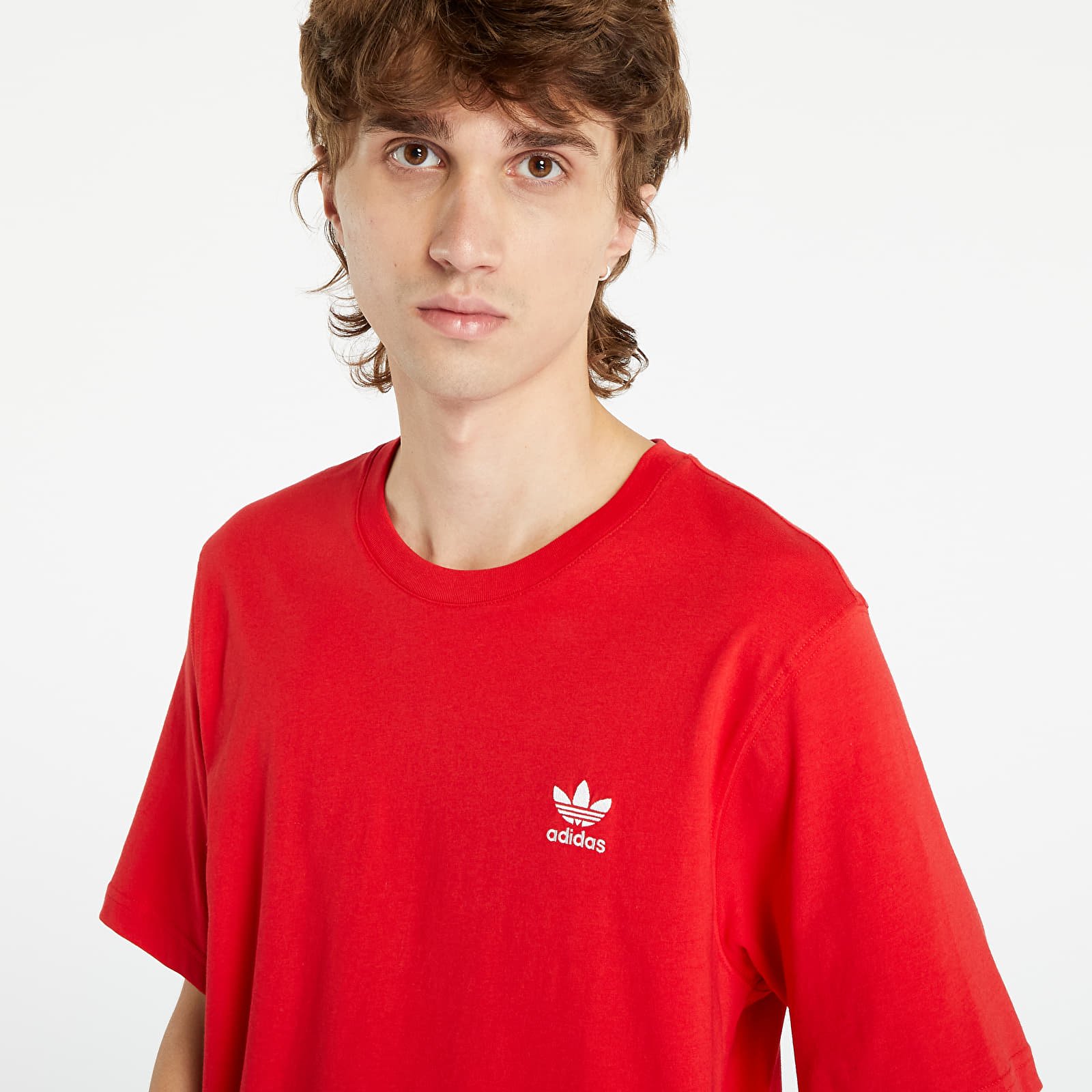 Koszulki adidas Essential Tee Better Scarlet /White | Footshop