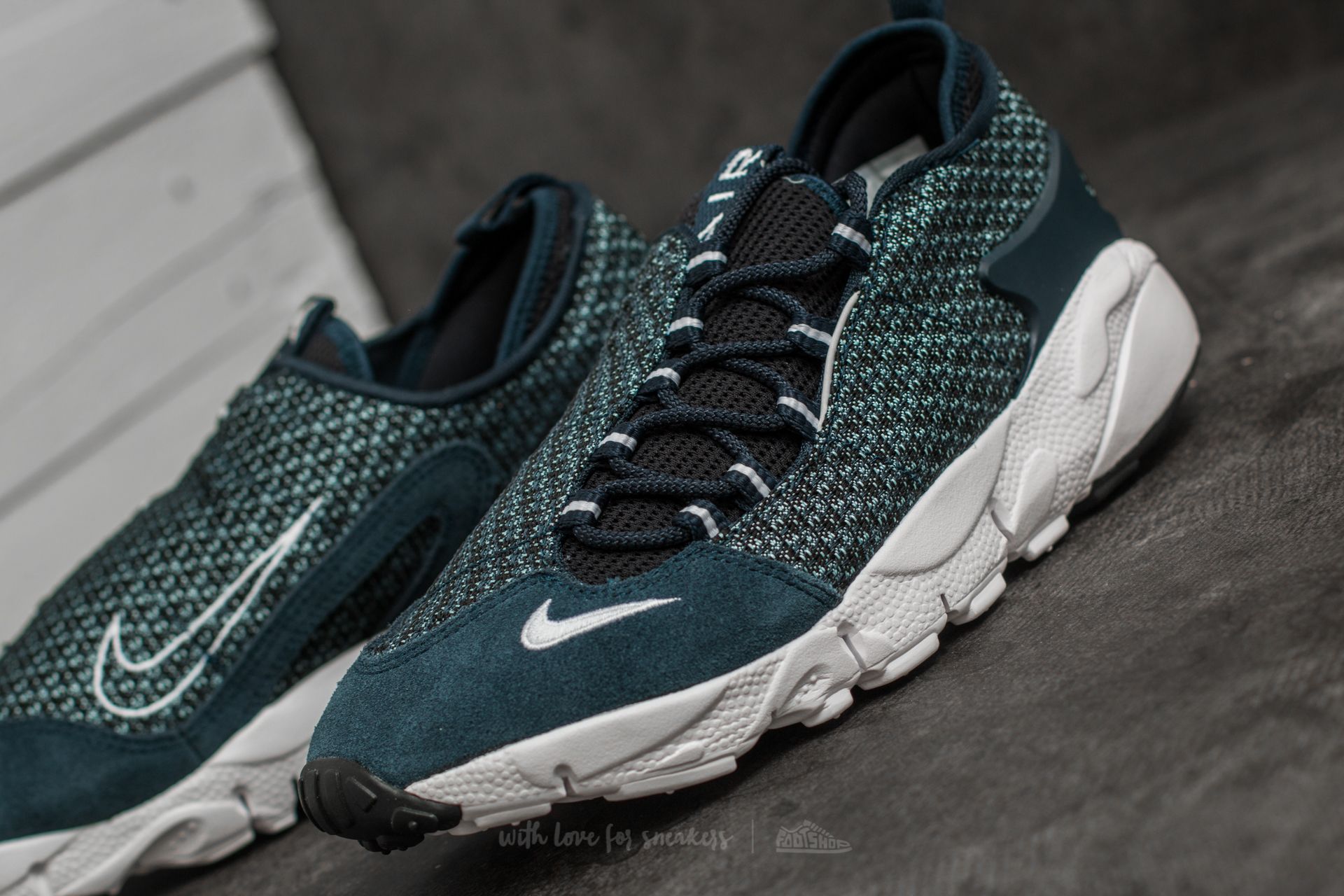Ανδρικά παπούτσια Nike Air Footscape NM JCRD Still Blue/ White-Armory ...