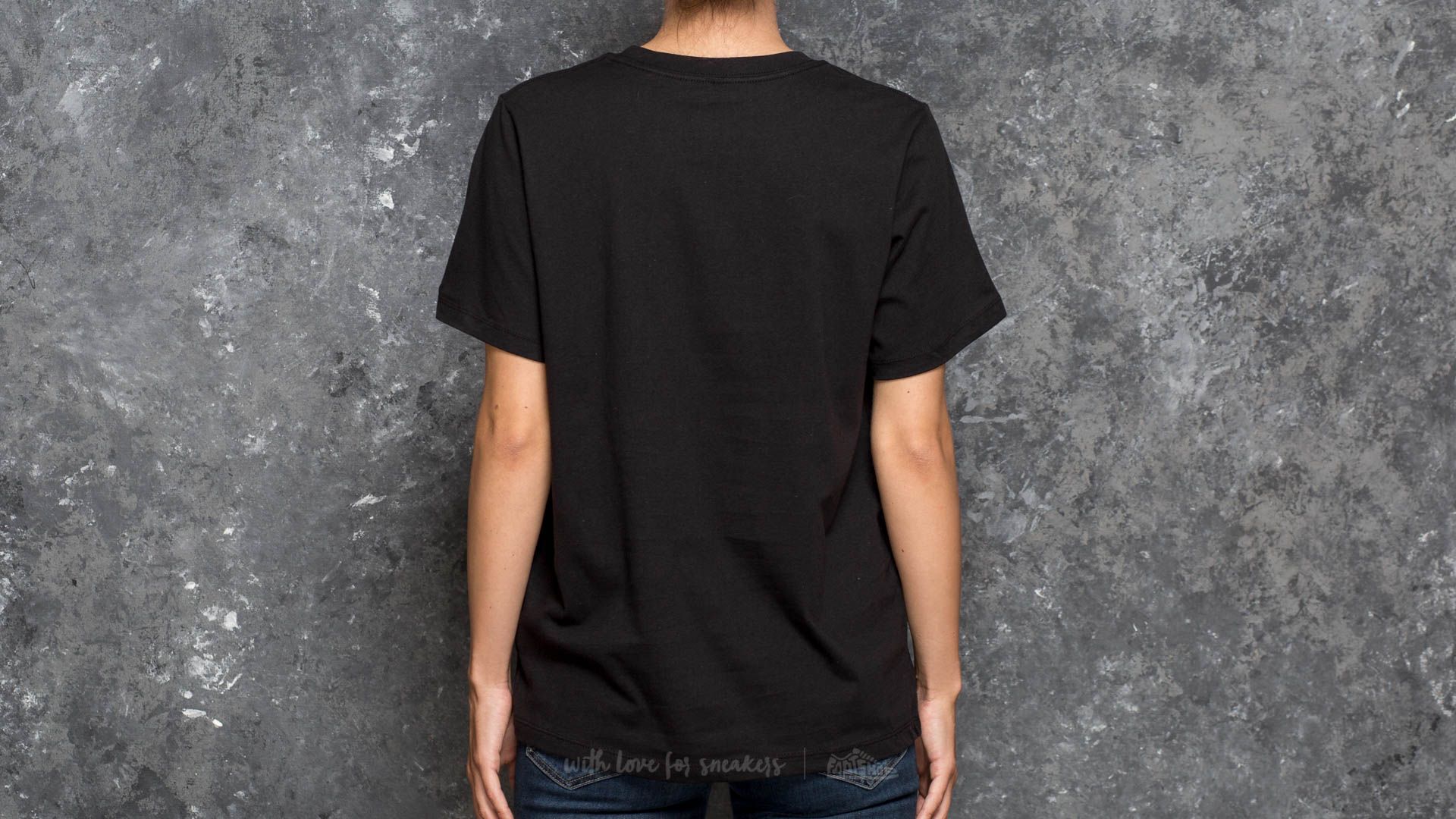 T-Shirts and shirts Stüssy Harumi Girl Boyfriend Tee Black (2902906 ...