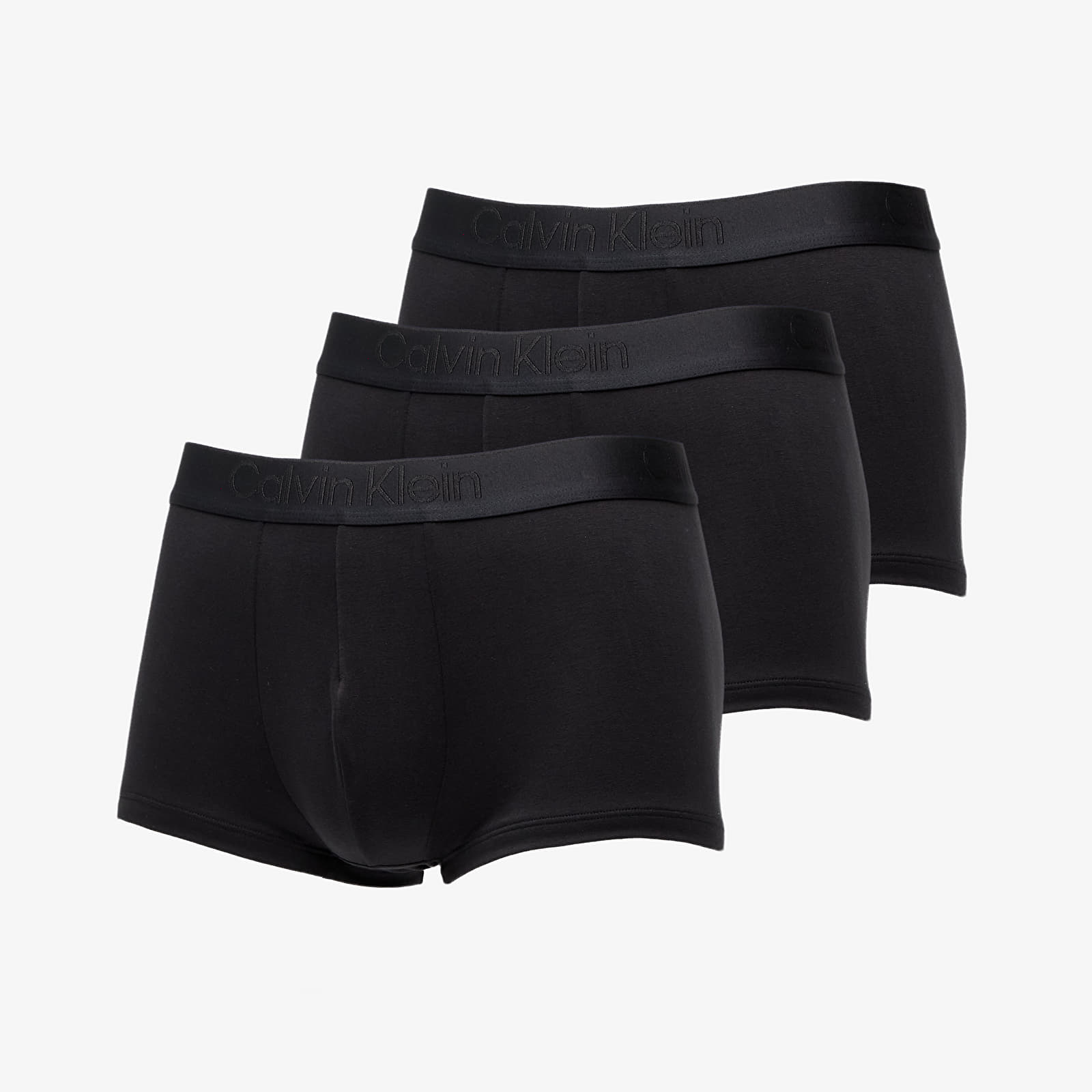 Boxeri Calvin Klein Low Rise Trunk 3-Pack Black | Footshop