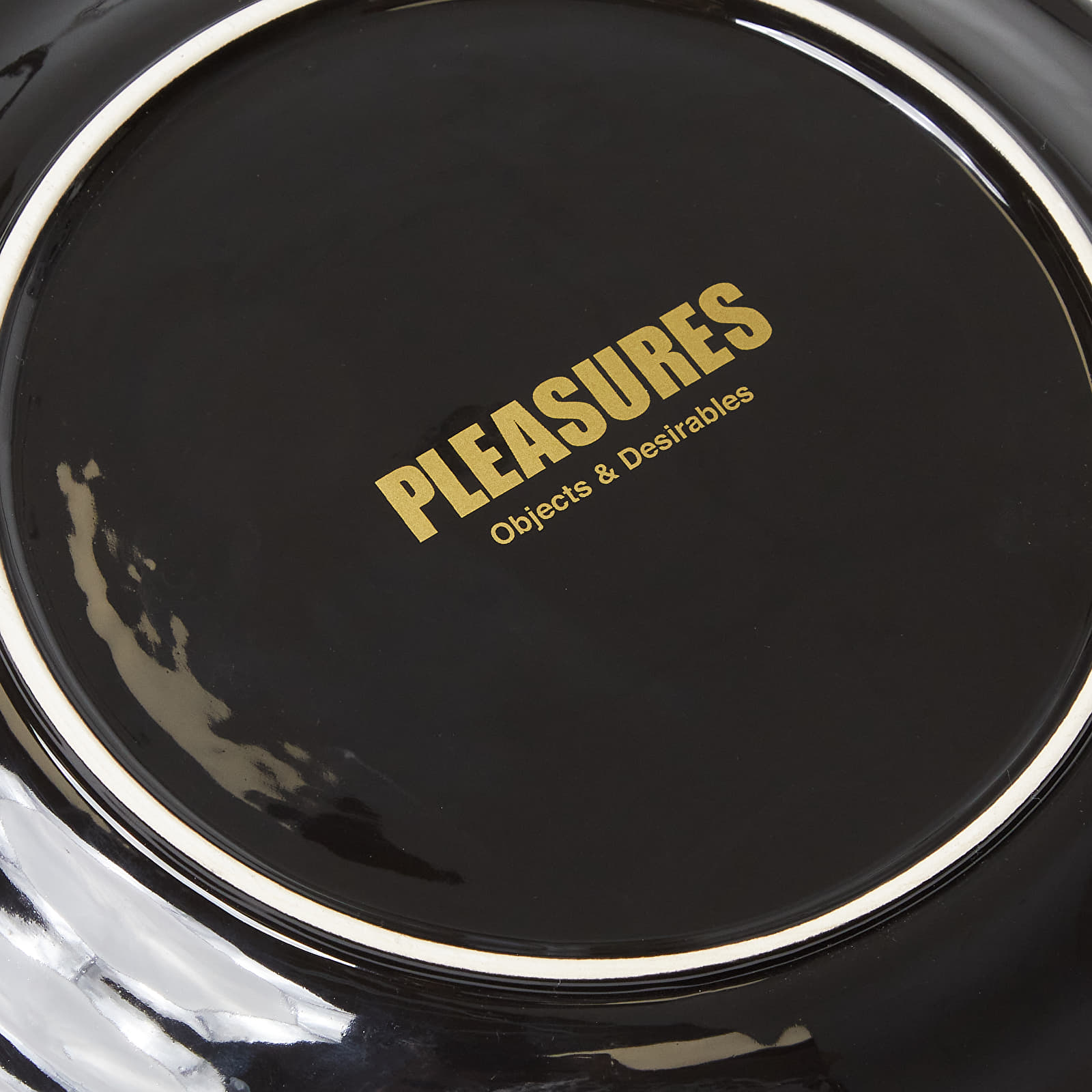 Other accessories PLEASURES Eat Plate Black (P23F069 BLACK) | Footshop