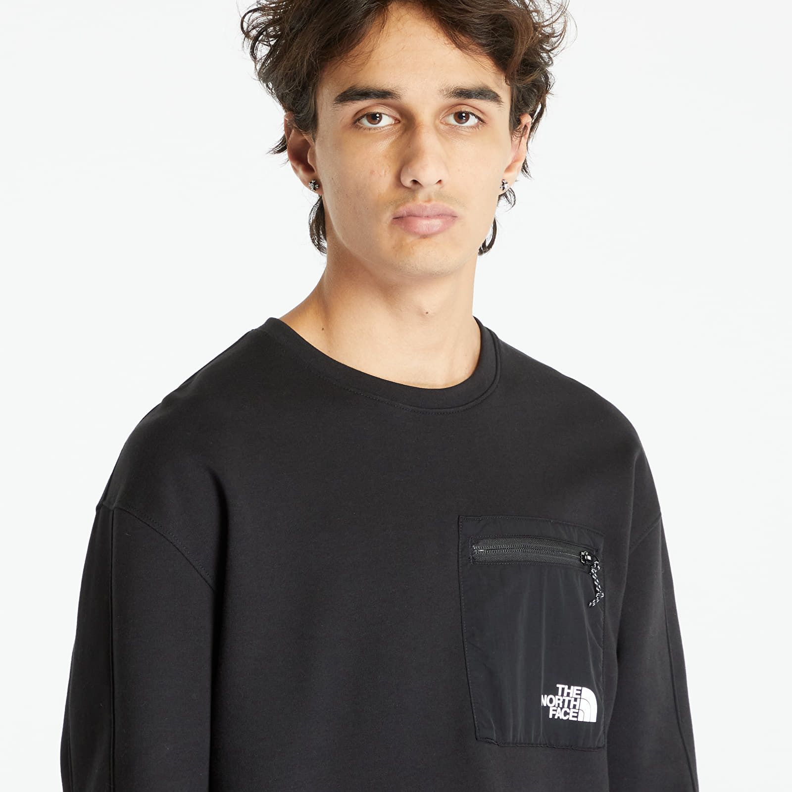 Mikiny The North Face TNF Tech Crew Boysenberry/ TNF Black | Footshop