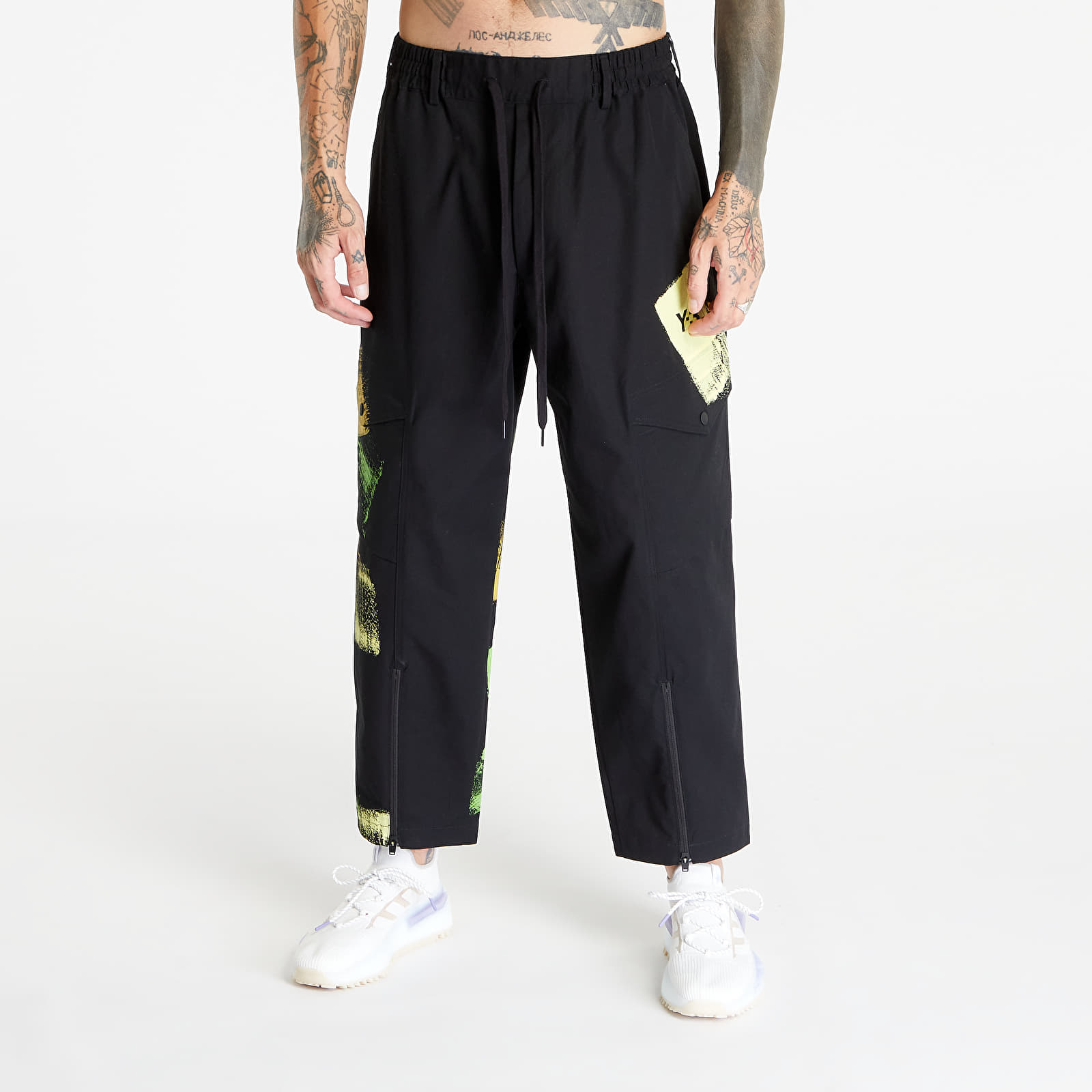 Pants Y-3 Graphic Workwear Pants UNISEX Black (IP7950) | Footshop