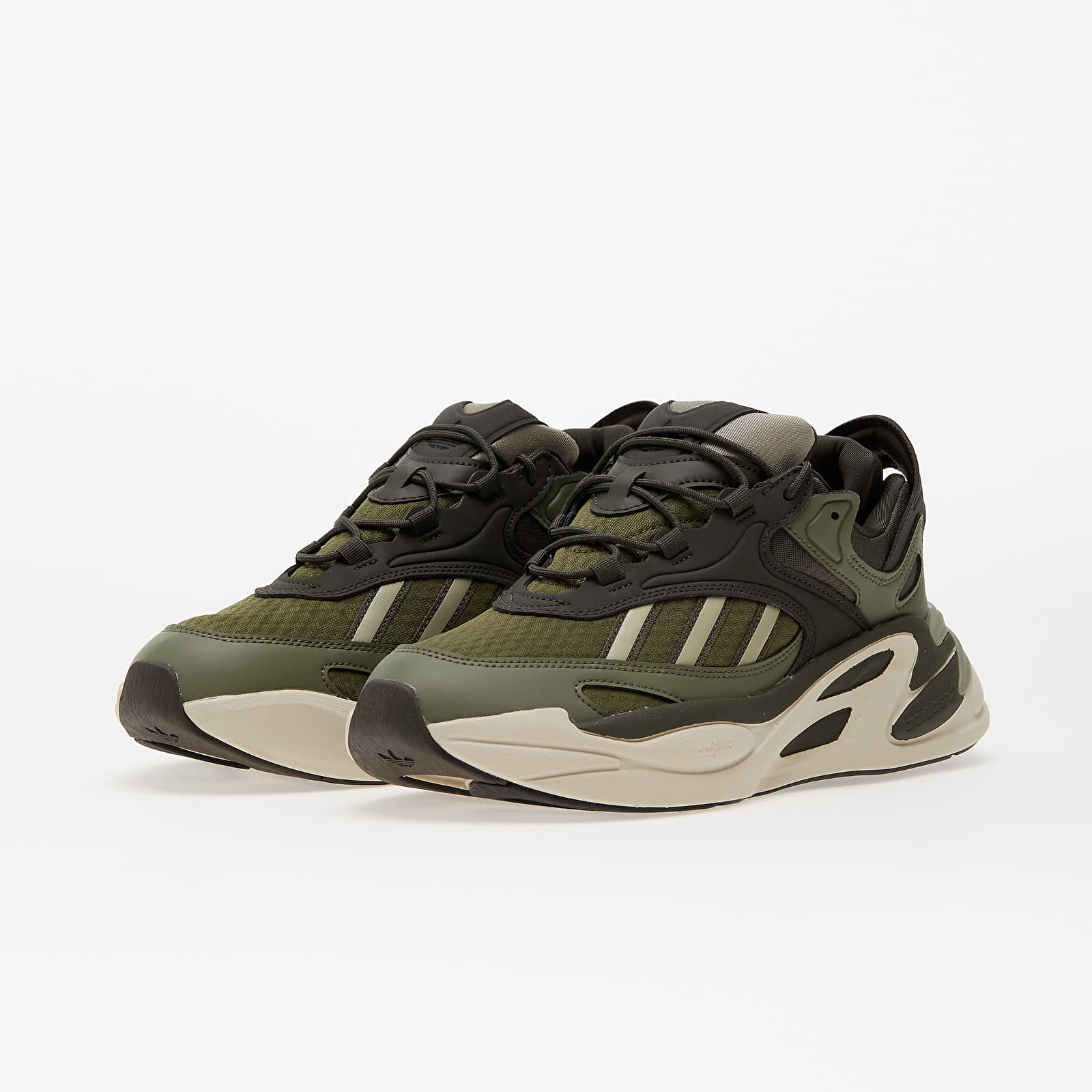 Men's shoes adidas Ozmorph Focus Olive/ Silver Pebble/ Shale Olive ...