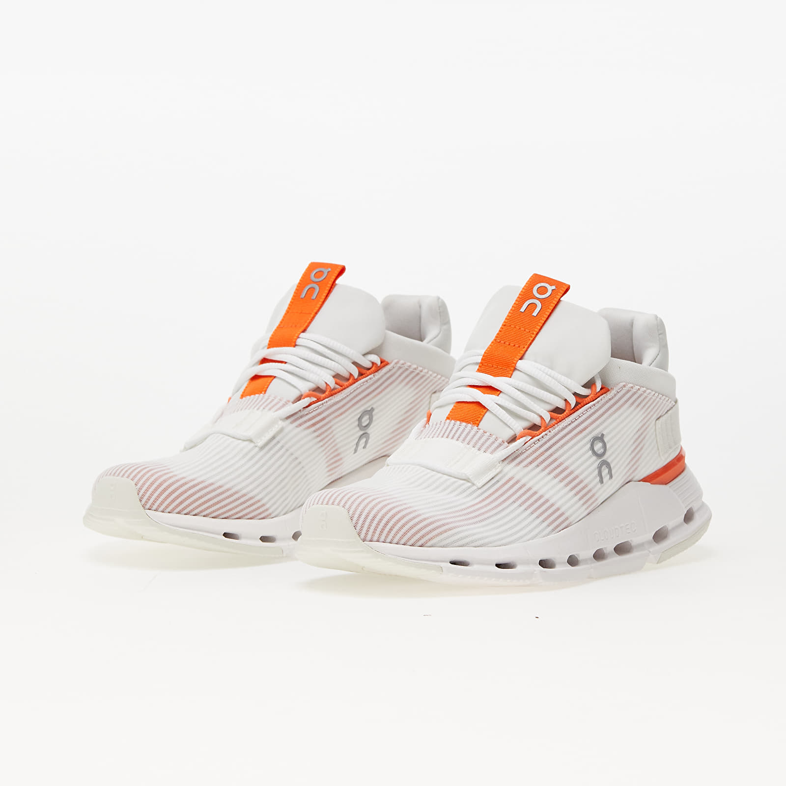 Дамски кецове и обувки On W Cloudnova Void Undyed-White/ Flame (3WD12190865) | Footshop