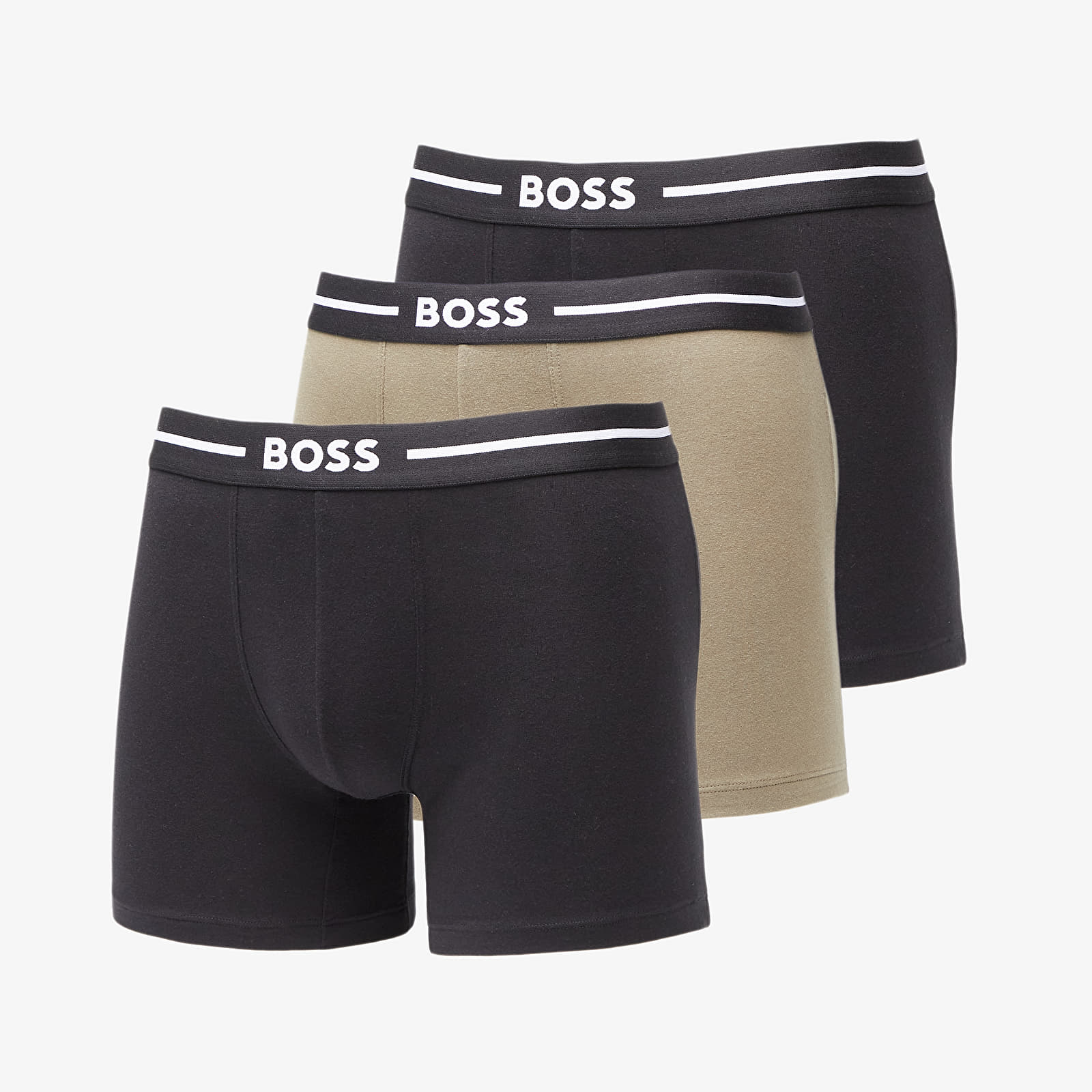 Boxer shorts Hugo Boss Bold Boxer Briefs 3-Pack Black/ Dark Green ...